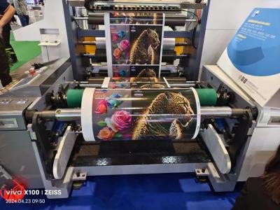 China Sleeve Type Flexo Printing Machine for One-Step Printing Drying and Rewinding Process for sale