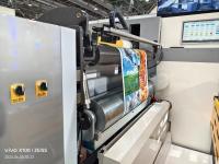 China Automatic Wide Web 4 6 Color UV drying Plastic Pet Film Roll Flexo Printing Machine Price for sale