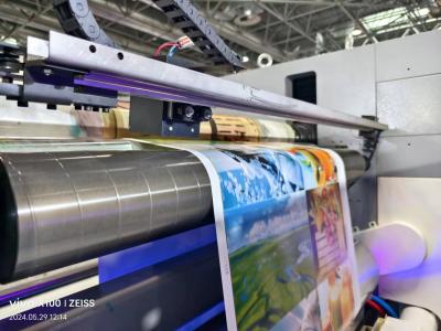 China Die Cutting Automatic Flexo Printing Machine 1200mm Length Multiple Function for sale