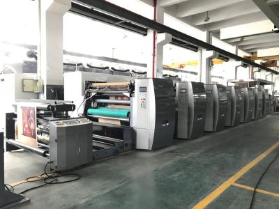 China Fully Automatic Kraft Paper Flexo Printer With Water Based Ink 6 Colors Petal Type for sale