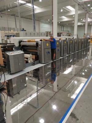 China Unit Type Structure Laminated Paper Flexo Printing Machine for Single Faced Printing for sale