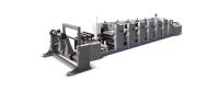 China PE Coated Flexo Paper Printing Machine 100mm Web Roller Diameter And UV Dryer for sale