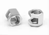 China GB6178 Side Hexagon Slotted Nut For Lighting Fixtures / Furniture for sale