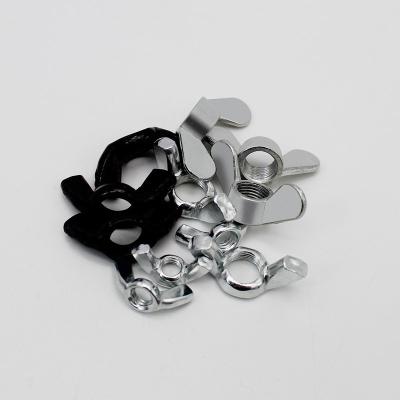 China Galvanized Carbon Steel Wing Nut Fastener With Double Wing Handles for sale