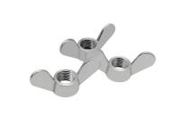 China Zinc Alloy Wing Nuts And Bolts , Wing Nut Screw GB62 Standard for sale