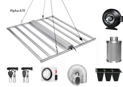 China Dimmable 2.7umol/J 660nm White Led Grow Light for sale