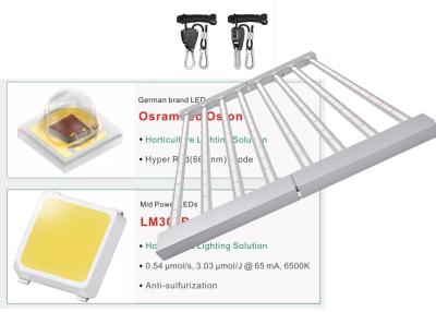 China Waterproof 4000lm 630watt Hydroponic LED Grow Light  Vertical for sale