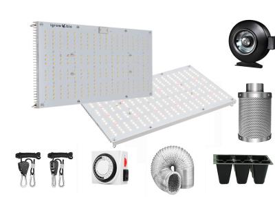 China Dimmable 750nm 195x320x10mm LED Grow Lights for sale