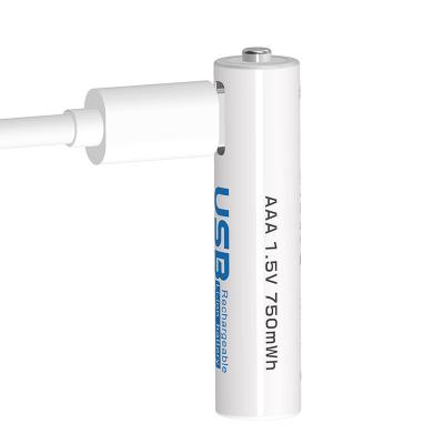 China Lithium Battery 1.5v Aa Rechargeable Battery type c Usb Lithium Battery Li Ion Battery Cell for sale