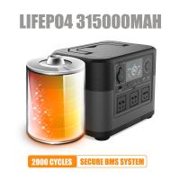 China Lifepo4 Battery Storage Systems 230V 50Hz 1000W Mobile Power Station With Solar Panel for sale