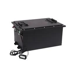 China Built in BMS 100ah 105ah 160ah Golf Cart Lithium Battery 48 Volt for sale