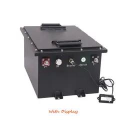 China BMS 100ah 105ah 160ah golf cart lithium battery 48 volt golf cart lithium battery with display for sale