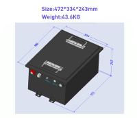 China MSDS Approved Deep Cycle High Output Power 48V 60AH With Over Discharging Protection   For Electric Farm Tractor for sale