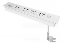 China Multifunction Power Adapter With Charger Hidden Desktop Sliding Cover Power Outlet for sale