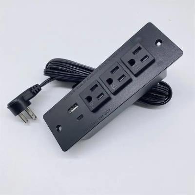 China Convenient Hidden Connection Box Desk Power 10A AC Output Current for sale