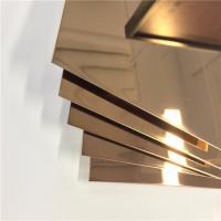 China AISI ASTM Decorative 430 Colorful Stainless Steel Sheet 3.0MM  Mirror Plate for sale