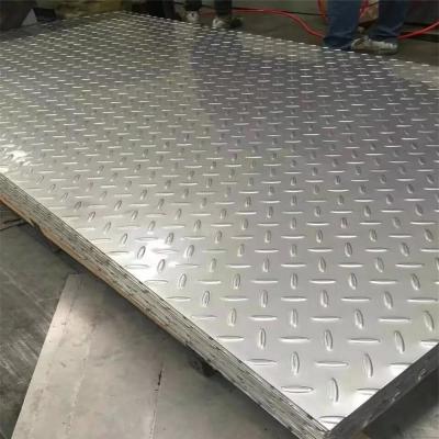 China SS304 Chequered Stainless Steel Sheet Thick 6mm For Construction And Building for sale
