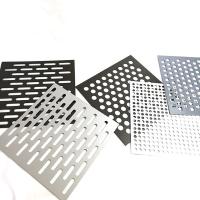 China SS201 3mm Oval / Square Hole Punching Stainless Steel Perforated Sheet Filter Mesh for sale