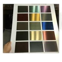China ASTM 201 304 316 Inox Color Stainless Steel Sheet For Decorative for sale