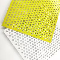 China Round Hole Perforated SS Plate 304 Stainless Steel Mesh Sheet With Edge for sale