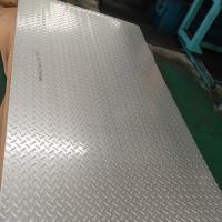 China Checked Finish Cold Rolled SUS 316  Stainless Steel Diamond Plate Sheet for sale