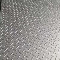 China Checked Diamond Building SUS 304L Embossed Stainless Steel Sheet For Decoration for sale