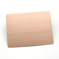 China Pink Stainless Steel Sheet ASTM SUS316 Stainless Steel Plate For Decoration for sale