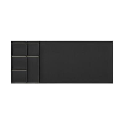 China Stainless Steel 304 Recessed TV Wall Niche - 2226×916×120mm Waterproof Black Metal Organizer for sale
