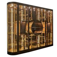 China 15-Bottle Stainless Steel Wine Cabinet with Temperature & Humidity Control - Custom Sizes Available for sale