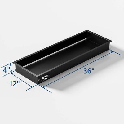 China 900x300mm Stainless Steel LED Recessed Shower Niche with Brushed Finish - 36x12 Inch Waterproof Bathroom Storage for sale