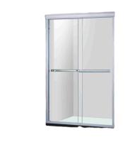 China Stainless Steel Modern Wet Room Glass Shower Enclosure with Sliding Door and Ceramic Tray - Custom Sizes Available for sale