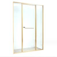 China Stainless Steel Shower Room Pulley System with 8mm Tempered Glass Door and Fixed Rod Pull Mechanism for sale