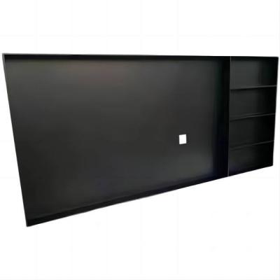 China Stainless Steel Recessed TV Niche for 65-85 Inch TVs - Wall Mount Cabinet in Black or Gold Finish for sale