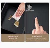 China Modern Open Grid Niche Bathroom Storage Cabinet 600mm Nano Anti-Fingerprint Seamless Weld Customizable for sale
