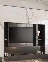 China Modern Open Grid Niche Bathroom Storage Cabinet 600mm Nano Anti-Fingerprint Seamless Weld Customizable for sale
