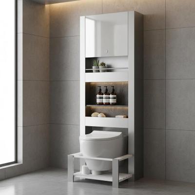 China 304 Stainless Steel Shower Niche Wall Mounted Bathroom Toilet Storage Rack 16x20 Inch for sale