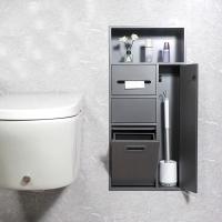 China 304 Stainless Steel Shower Niche 600x300mm Nano Anti-Rust Seamless Welded Bathroom Organizer for sale