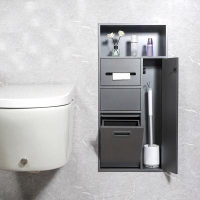 China 304 Stainless Steel Shower Niche 600x300mm Nano Anti-Rust Seamless Welded Bathroom Organizer for sale