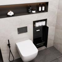 China 304 Stainless Steel Shower Niche 600x300mm Nano Anti-Rust Seamless Welded Bathroom Organizer for sale
