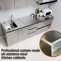 China 304 Stainless Steel Countertop Sink Cabinet 5mm Solid Top Seamless Welded Basin for sale