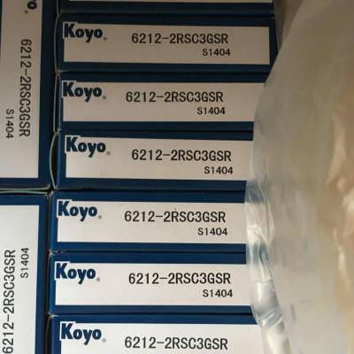 China deep groove ball bearing 6212 2RSC3 JAPAN KOYO BRAND for sale