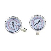 China Liquid Filled Water Pressure Gauge 0.6-3MPa Range with 62-63mm Case Diameter and M14×1.5 Thread Interface for sale