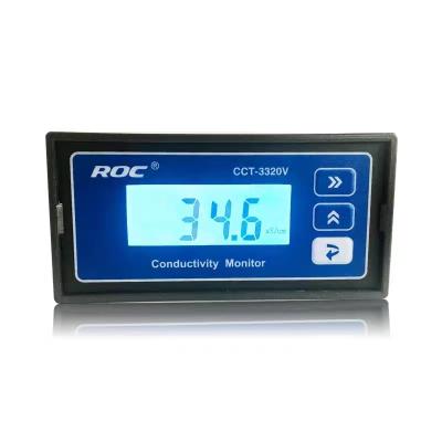 China CCT-3320V Conductivity Meter for Water Treatment - 0.50-2000 μm/cm Range, 48×96×80mm Compact Design for sale