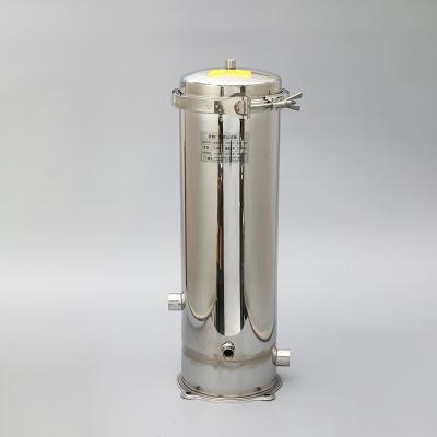 China Stainless Steel Multi-Cartridge Filter Housing 10-40 Inch with 0.8MPa Pressure Rating for sale
