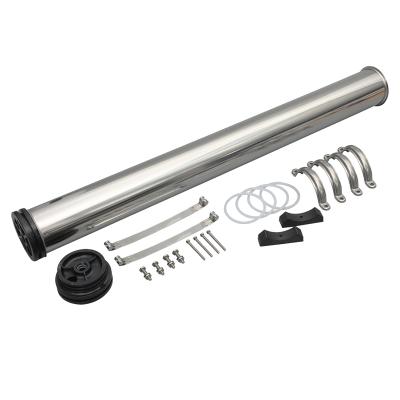 China 4x40 Inch Stainless Steel RO Membrane Housing for Water Purification Systems - Ground and Tap Water Applications for sale