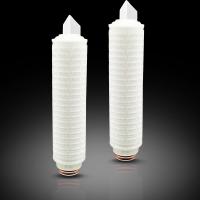 China 1-10 Micron PP Pleated Filter Cartridge 68mm OD for Soft Drink Filtration - 5-40 Inch Length Options for sale