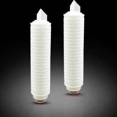 China Industrial PP Folded RO Filter 10 Inch 68mm OD for Reverse Osmosis Water Filtration Systems for sale