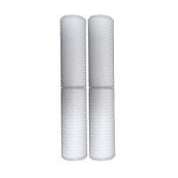 China 20 Inch Pleated Filter Cartridge 0.1-5 Micron for Industrial RO Systems with 68mm OD and 80°C Max Temperature for sale