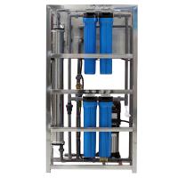China Industrial Reverse Osmosis Water Treatment System 250LPH Capacity 0.75KW Power Stainless Steel RO Filter for sale
