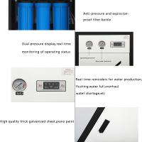 China Commercial 5-Stage RO Water Purification System 400GPD-1200GPD with 0.0001 Micron Filtration and 11-Gallon Tank for sale